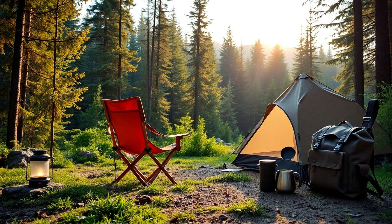 Cadeaux originaux pour les vrais passionnés de camping sauvage